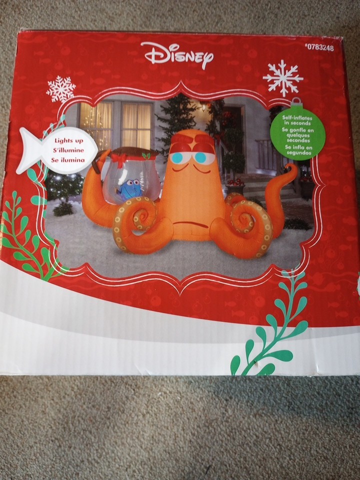Disney Gemmy Airblown Inflatable Finding Nemo Hank & Dory Christmas ...