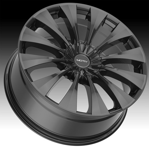 4/Motiv 436B Margin Gloss Black 17x7.5 5x100 / 5x4.5 42mm (436B-7751842 ...