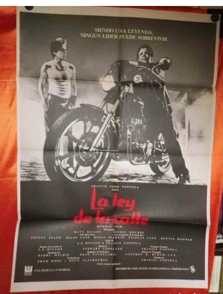 Rumble Fish Movie Poster