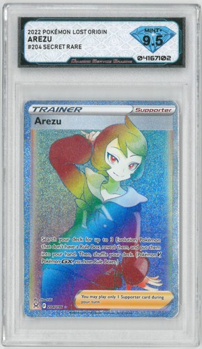 Pokémon TCG Arezu Sword & Shield - Lost Origin 204/196 Regular Secret ...