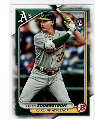 Tyler Soderstrom Athletics 2024 Bowman Rookie Card | eBay