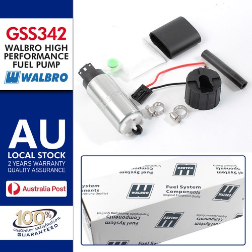 Genuine Walbro 12V 255LPH Electric Fuel Pump 15-90 PSI GSS342 w ...