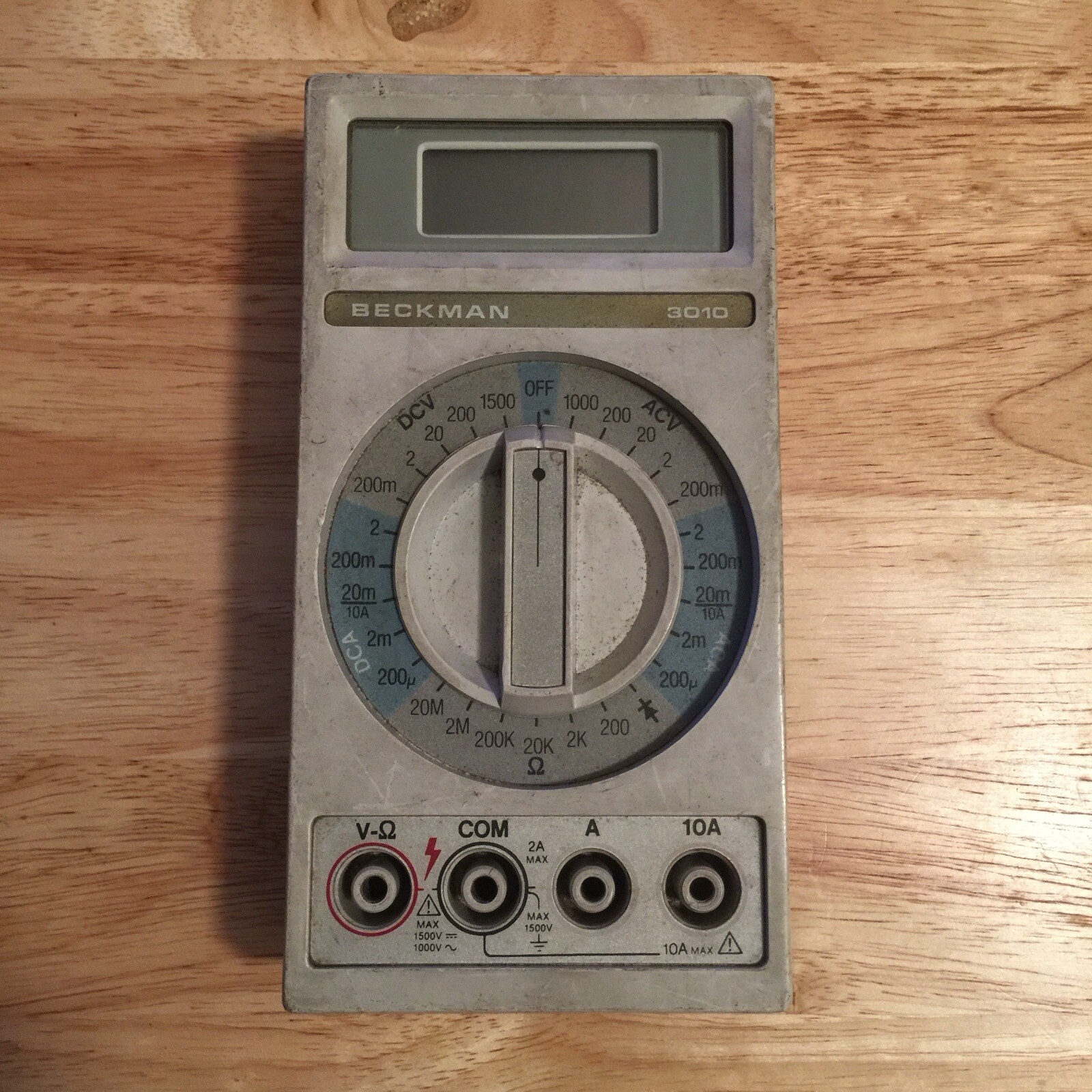 Beckman 3010 Multimeter Without Red/black Testing Cables,Tested And ...