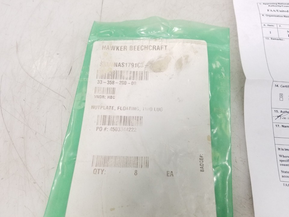 Aviation Aircraft Self Locking Nut Plates NAS1791C3-2 Free Shipping | eBay