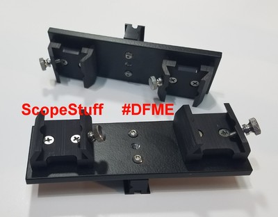 Dual Finder Mounting Plate with Orion/Synta Shoes and Explore Sci Foot ...