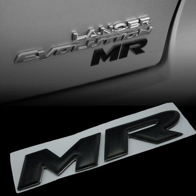 BLACK MITSUBISHI LANCER SPORTBACK EVO X MR BADGE/EMBLEM/DECAL 2010 2012 ...