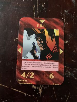 Illuminati New World Order FBI Error Cut Card | eBay