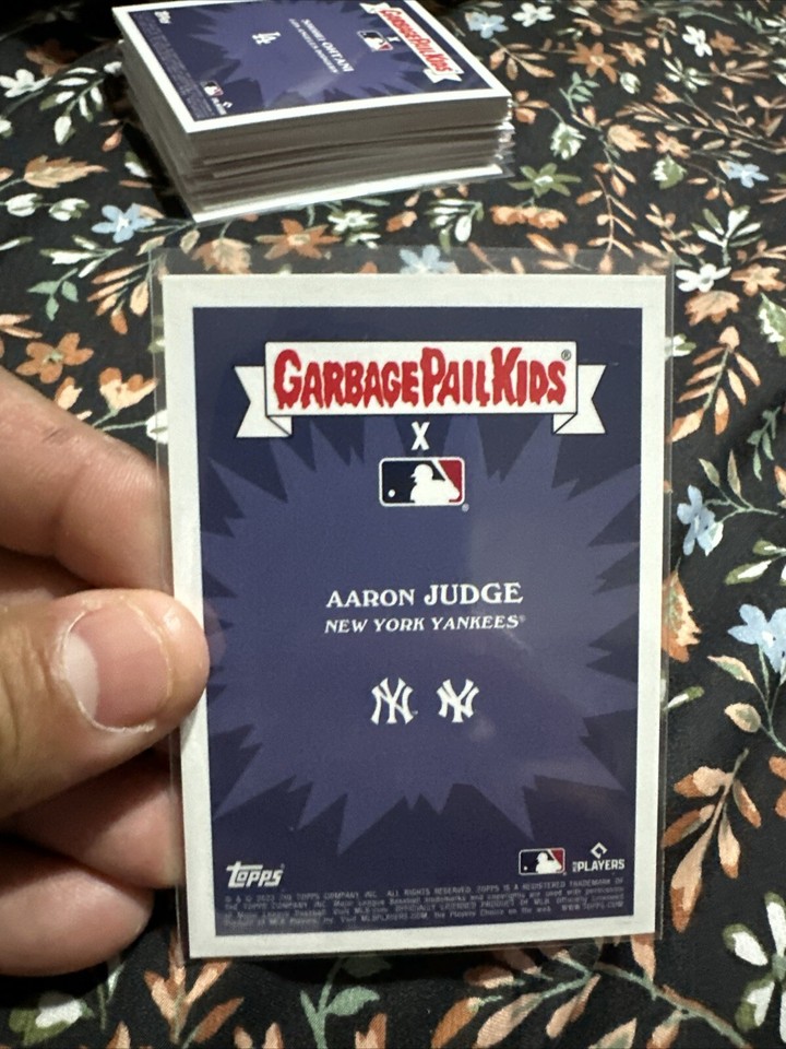 2024 Garbage Pail Kids GPK X MLB GROSS Pink 10b Aaron Judge /99 | eBay