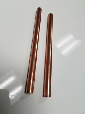 (2) 3/8" Solid Copper Round stock Bar Rod 6" | eBay