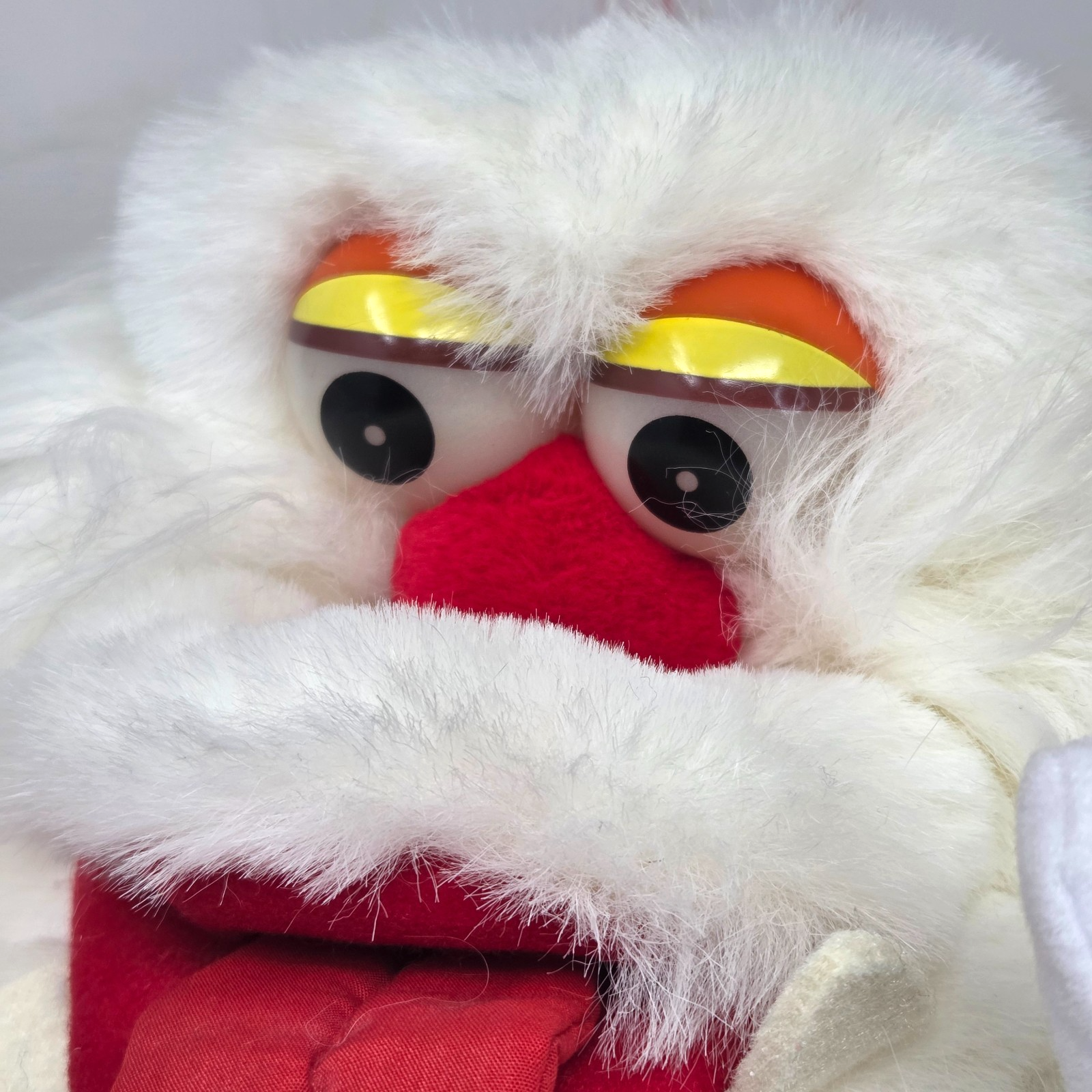 VINTAGE 1987 FURBLES WHITE HAND PUPPET MONSTER WALTER STUFFED ANIMAL ...