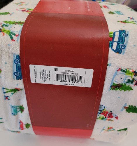 Wondershop Queen Flannel Sheet Set Snowy Village 100% Cotton Brushed 14 ...