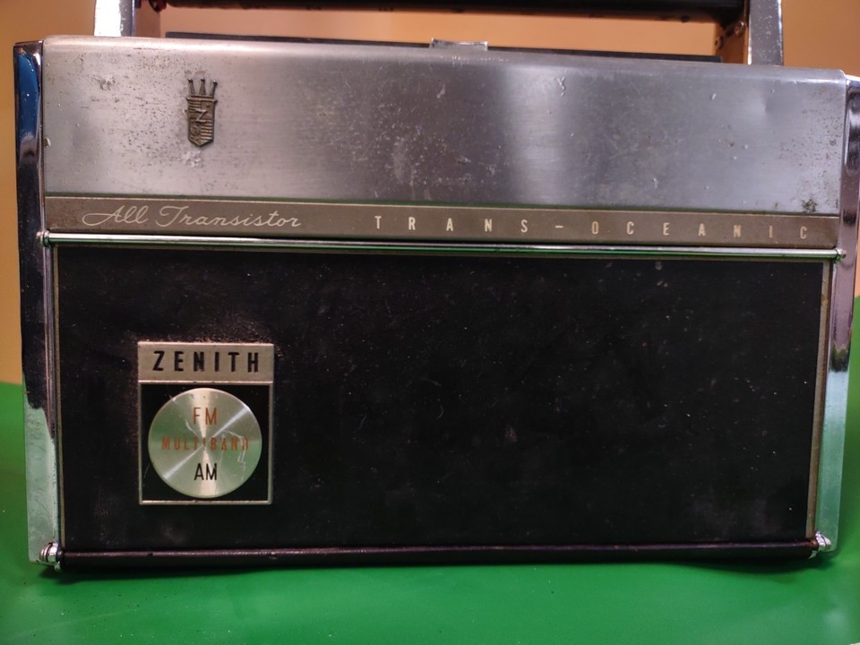 Zenith Trans Oceanic Royal 1000 All Transistor Receiver Battery Powered ...