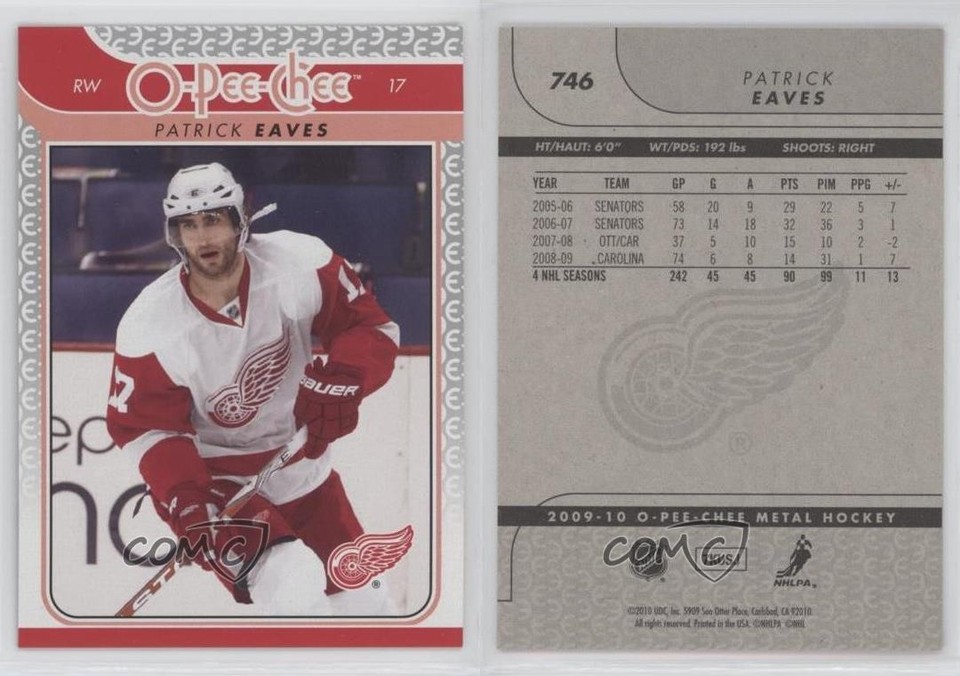 2009-10 O-Pee-Chee Patrick Eaves #746 8tn | eBay
