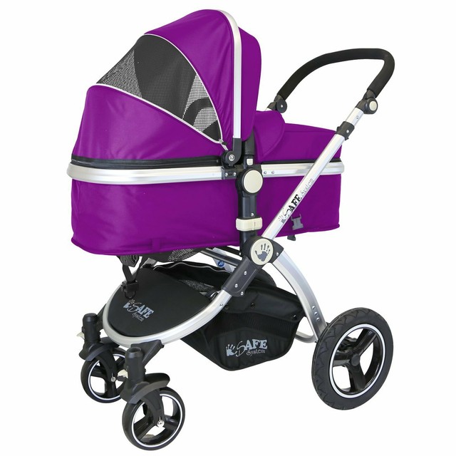 iSafe 3 in 1 Pram System - Plum (Purple) Travel System Carseat - FAST ...