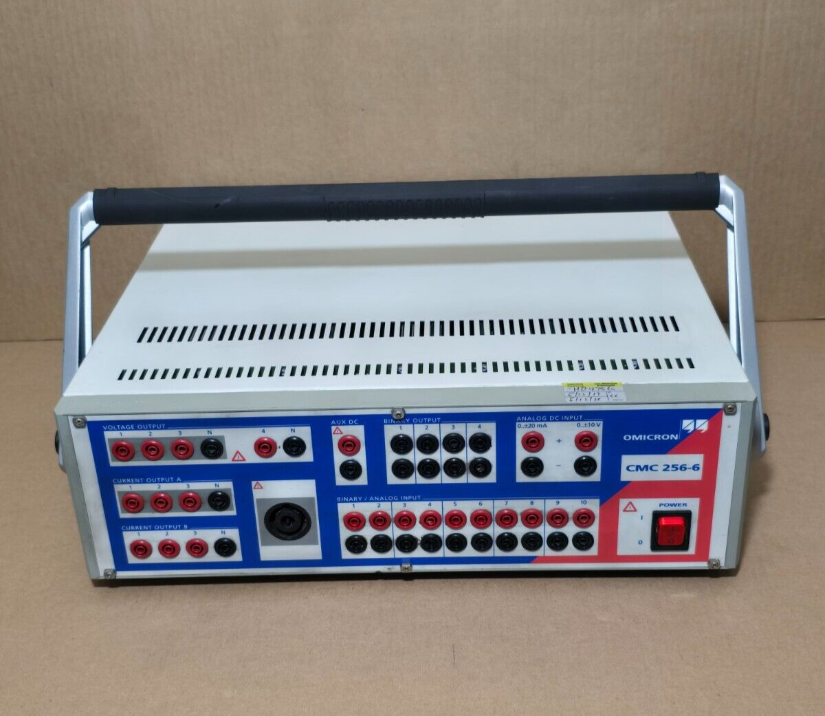 Omicron CMC 256-6 Voltage Protective Relay Test Set Options LLO-2,NET ...