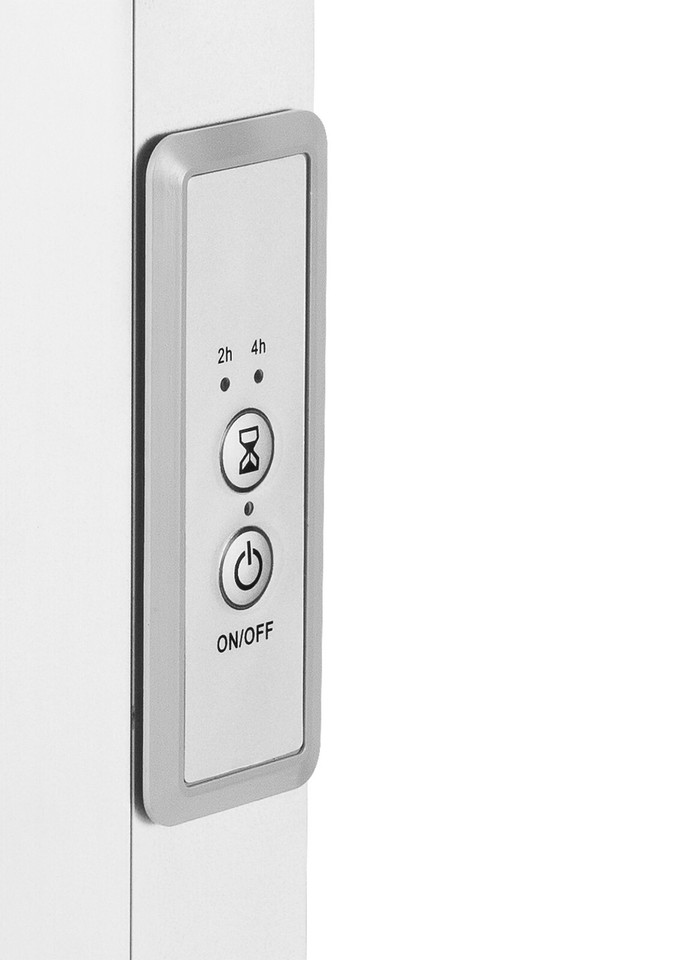 Opened Heat Rails Silver Chrome Brushed Towel Warming Drying Rack on ...