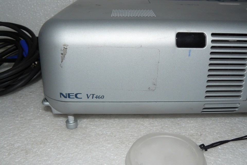 NEC VT460 LCD Projector W/ Case Computer Cord 100-120/200-240 VAC | eBay