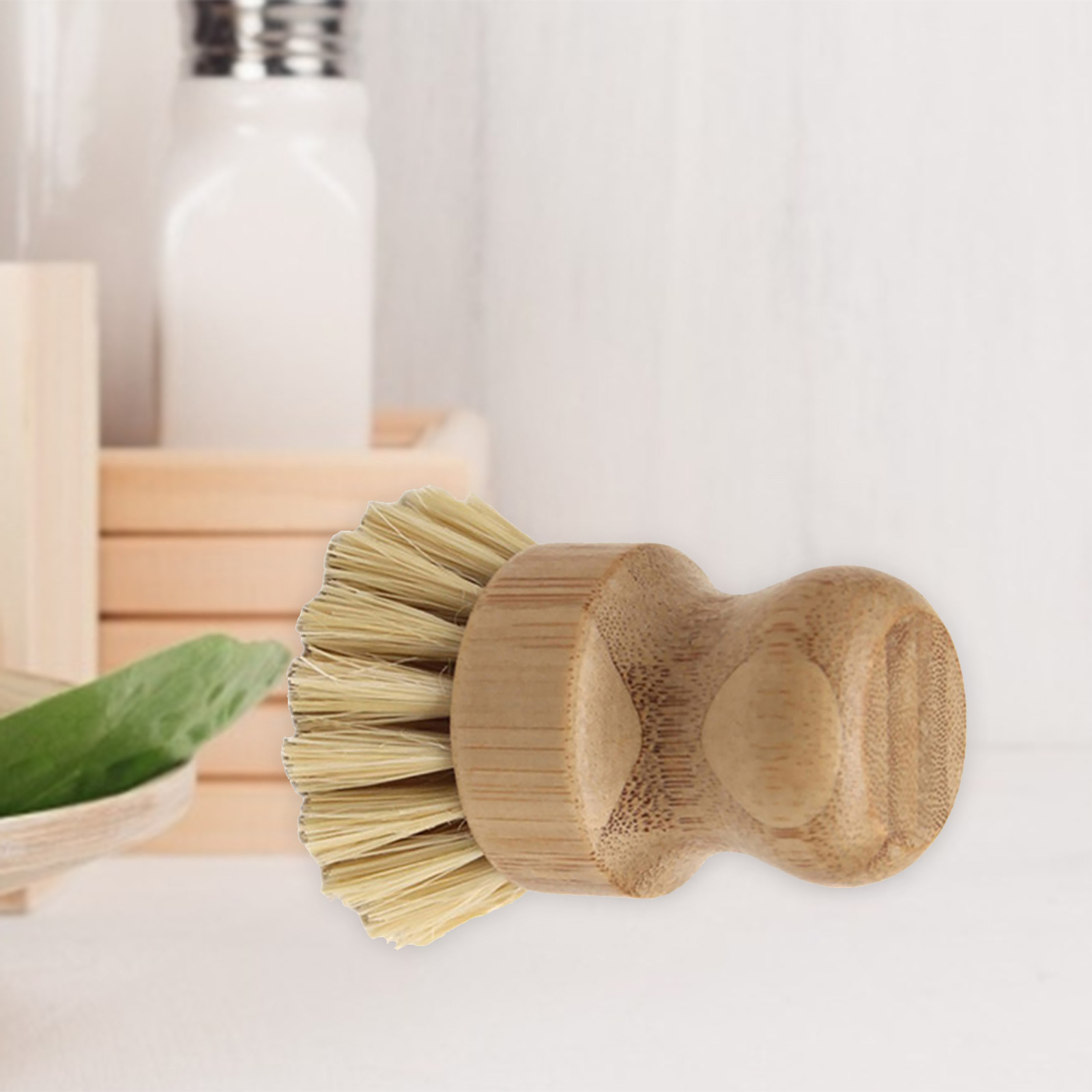 Scrubber Brush Smooth Handle Thick Wooden Pot Brush Dirt-proof | eBay