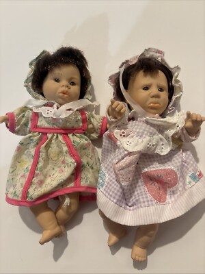 Set 2 Vintage 8" GI GO Toys Cute Expression Vinyl Pellet Filled Baby ...