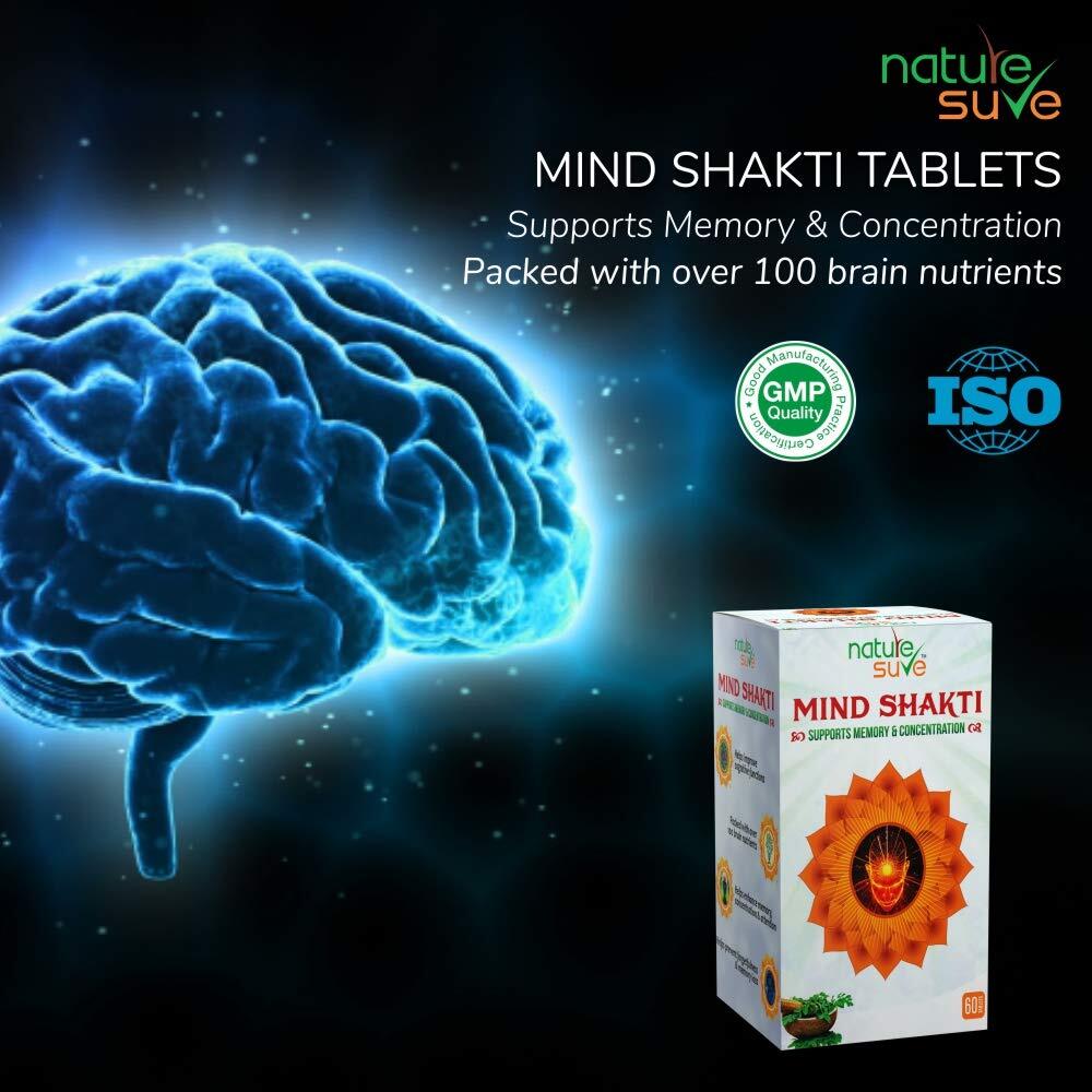 Nature Sure Mind Shakti Tablets Pack Of 60 Tablets | eBay
