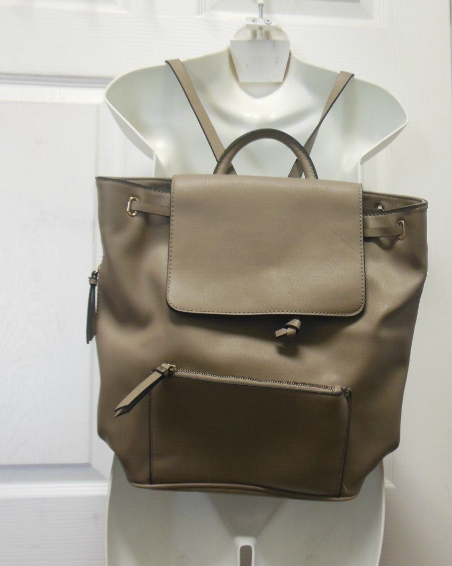 Mathew + Julian backpack purse putty brass accent used for 2 wks | eBay