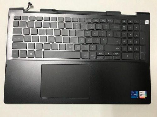 GENUINE Dell Inspiron 7500 15.6" Palmrest Touchpad US Keyboard W/ Fan P ...