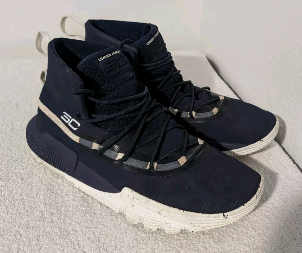 Under Armour Mens Shoes SC 3 Zero II 3020613-401 Navy… - Gem