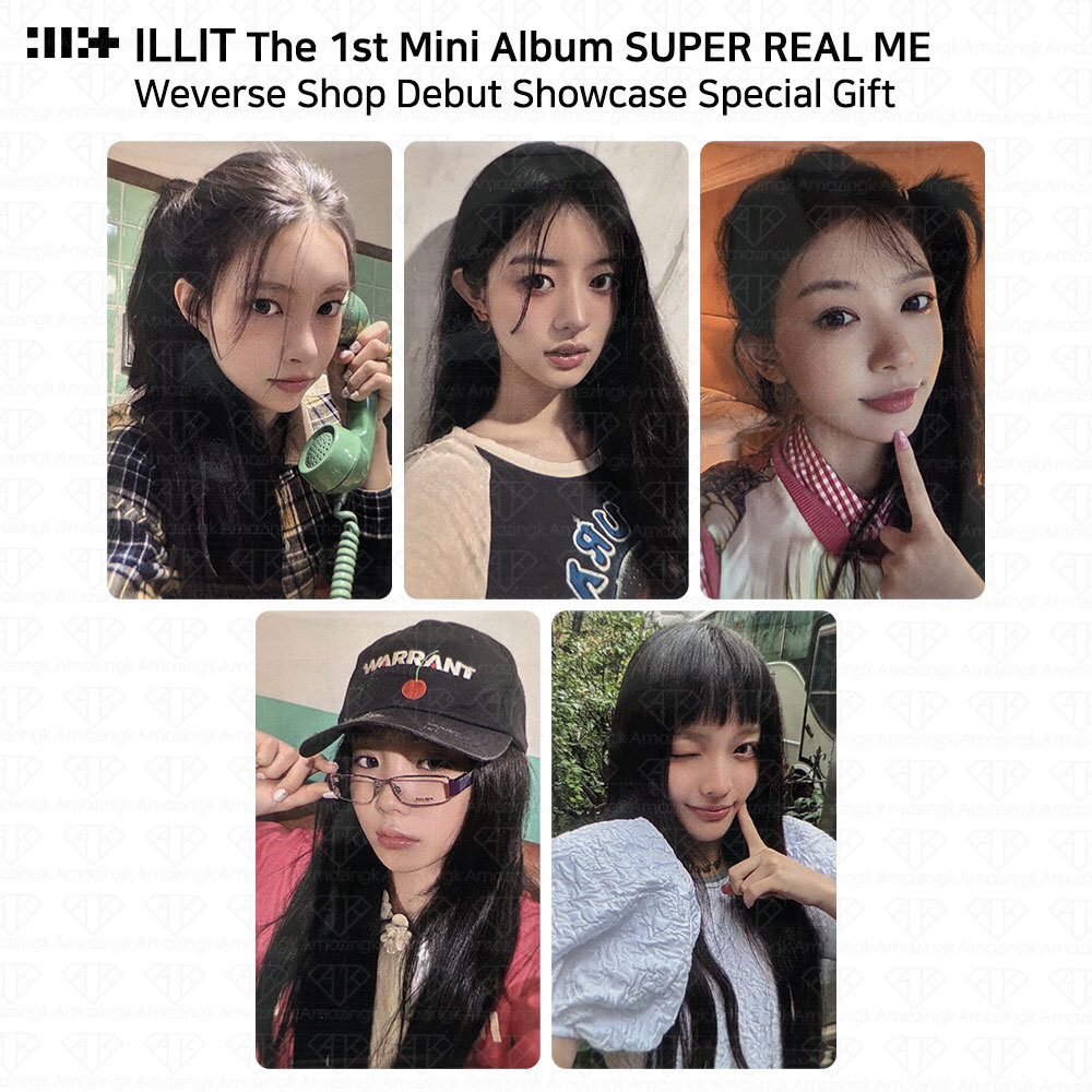 ILLIT The 1st Mini Album Super Real Me Weverse Shop Debut Showcase ...