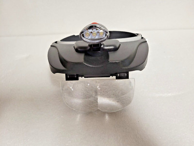 CARSON HEAD MOUNT MAGNIFYING GLASS W/ LED HEAD LAMP | eBay
