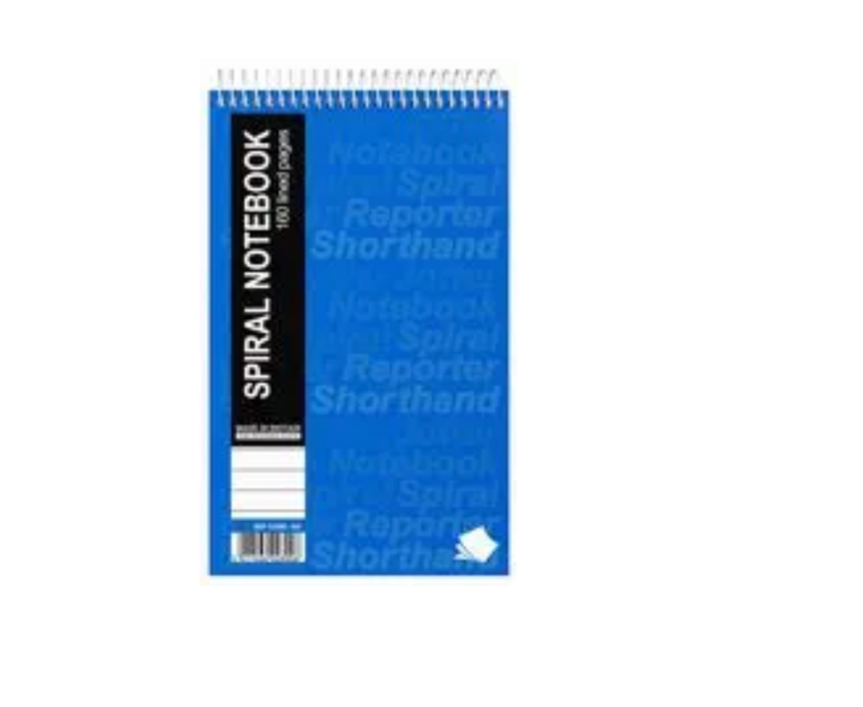 Spiral Ruled Notebook Notepad Shorthand Multi-coloured Neon Home Office ...