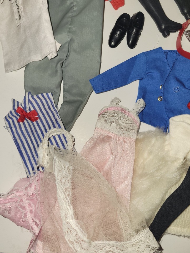 Ken and Barbie Size DUPE 1980's Vintage Clothing Lot of 32 Pieces (See ...