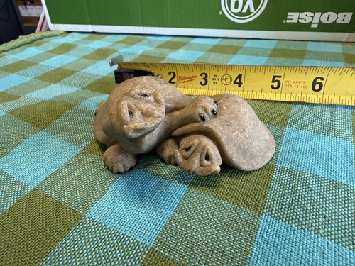 Rare 2000s Quarry Critters Turtle Duo Stone Resin Figurine | eBay
