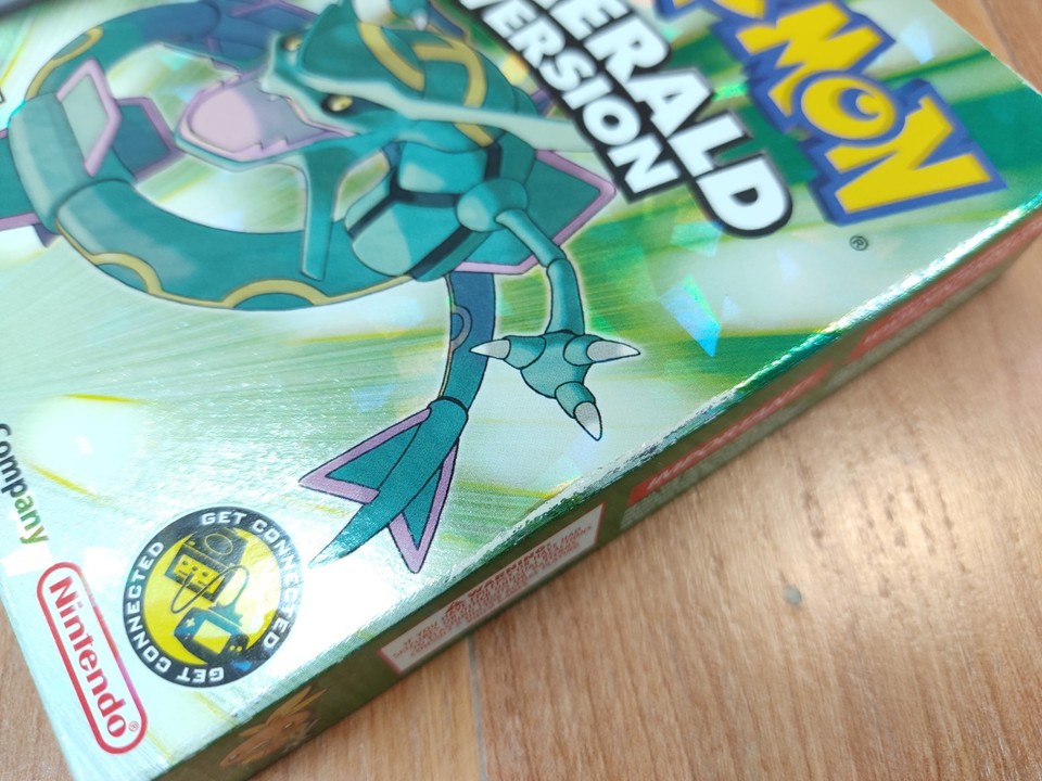clean BOX ONLY lot Pokemon Emerald AUTHENTIC gameboy advance gba NOT ...