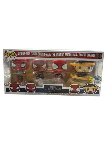 Coffret 4 Funko Pop Spider-Man No Way Home GITD 889698691475 | eBay