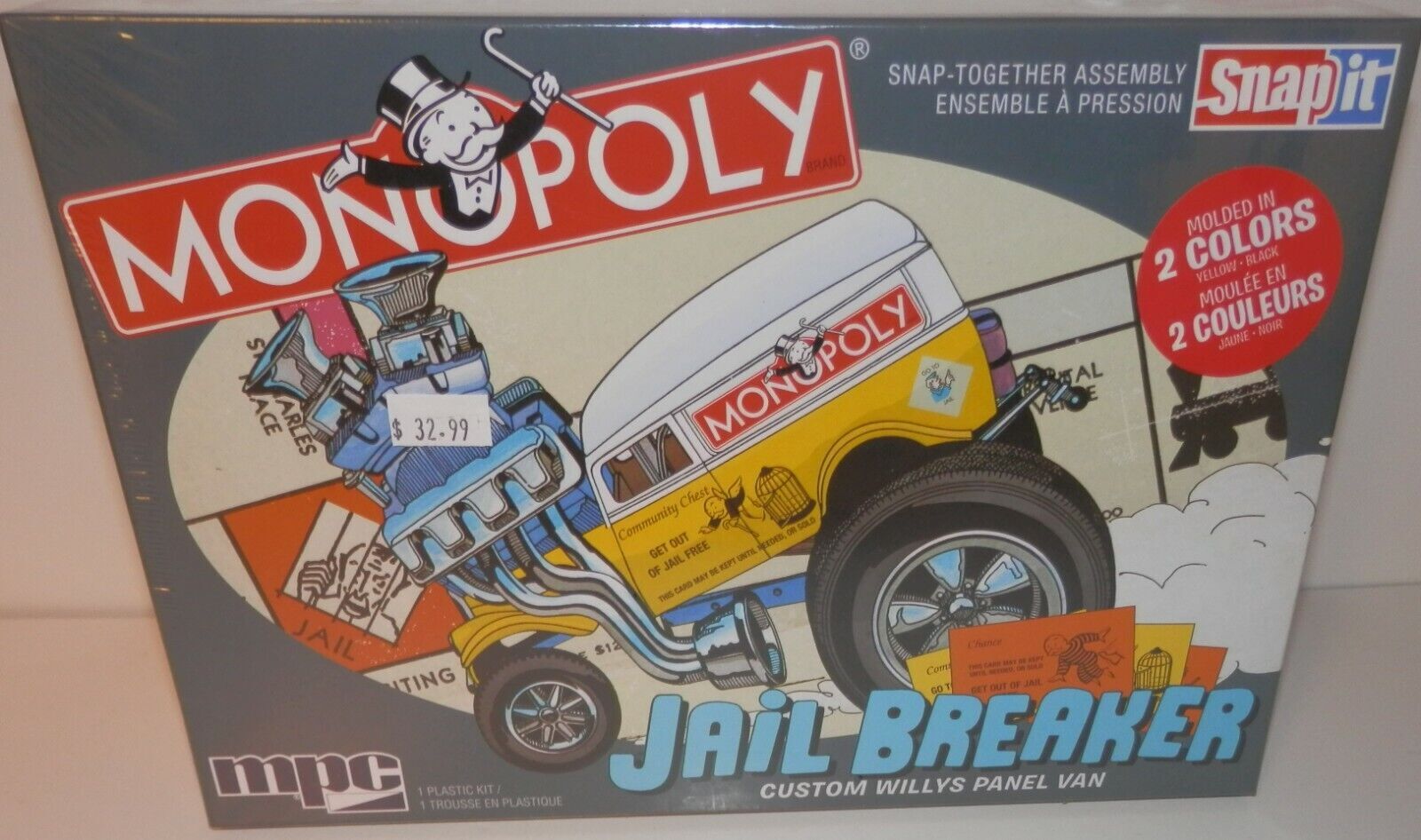 MPC 1:25 1933 Jail Breaker (Monopoly) #MPC946M/12 NIB | eBay