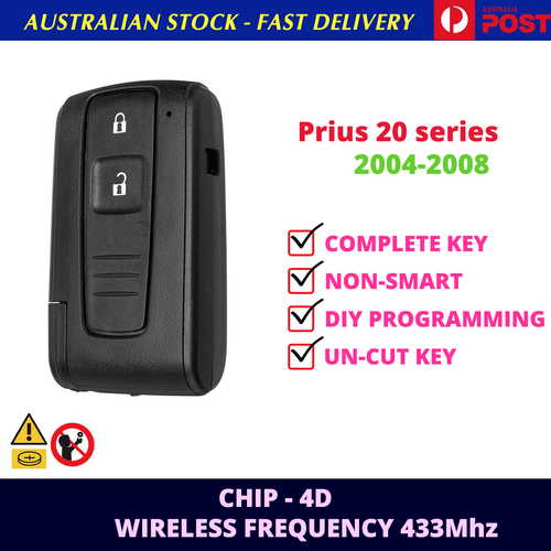For Toyota Prius key fob remote non-SKS 2004-2008 433mhz australia EU ...