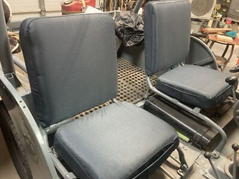 Seat Cushion Cover Set For Willys Jeep CJ2A/CJ3A/3B No Foam No frame ...