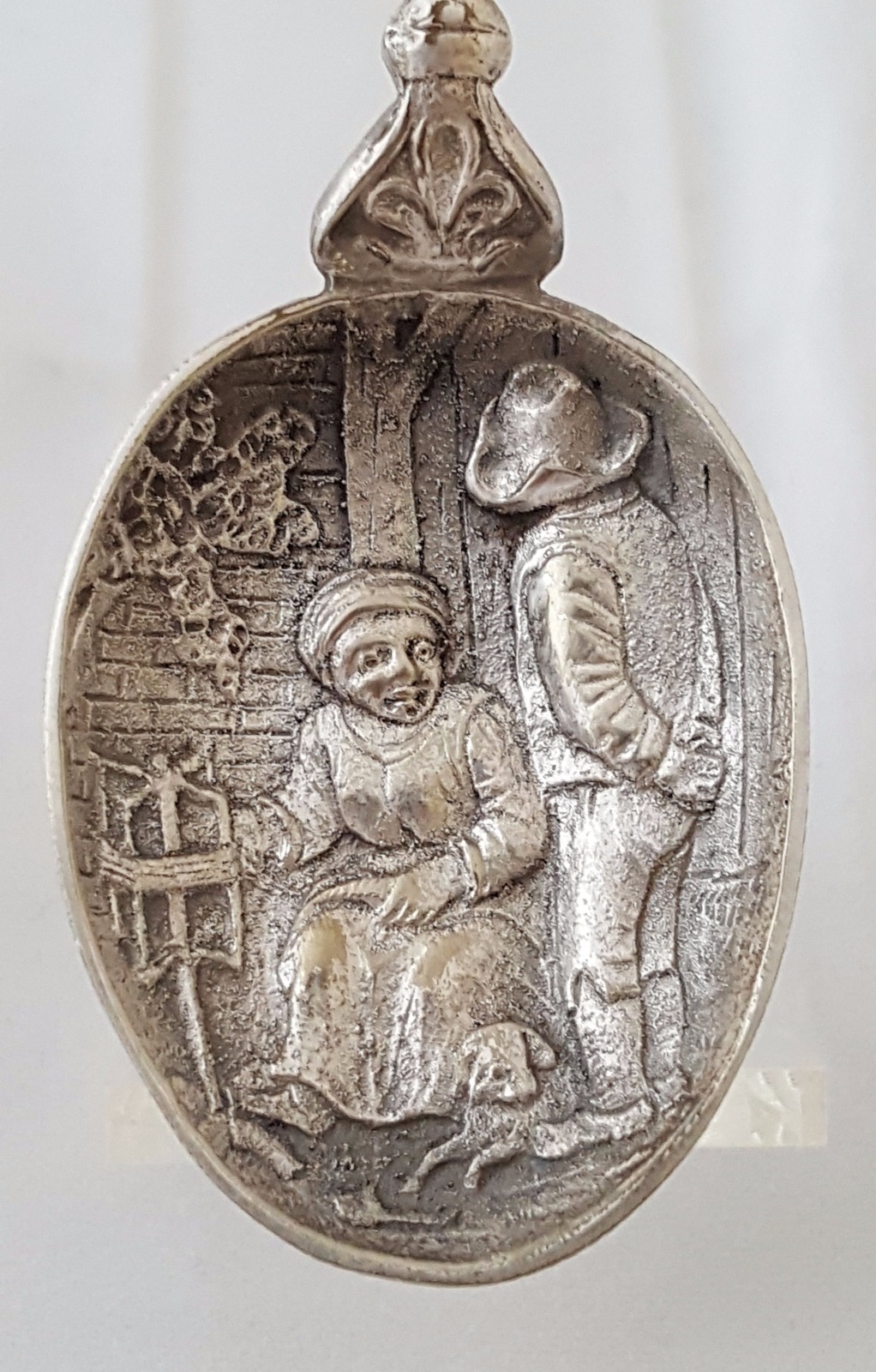 ANTIQUE DUTCH SILVER PLATED REPOUSSE SPOON (1) | eBay