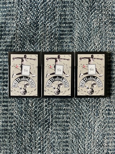 LOT OF 3 1991 NIKE TRADING CARDS MICHAEL JORDAN/SPIKE LEE COMPLETE ...