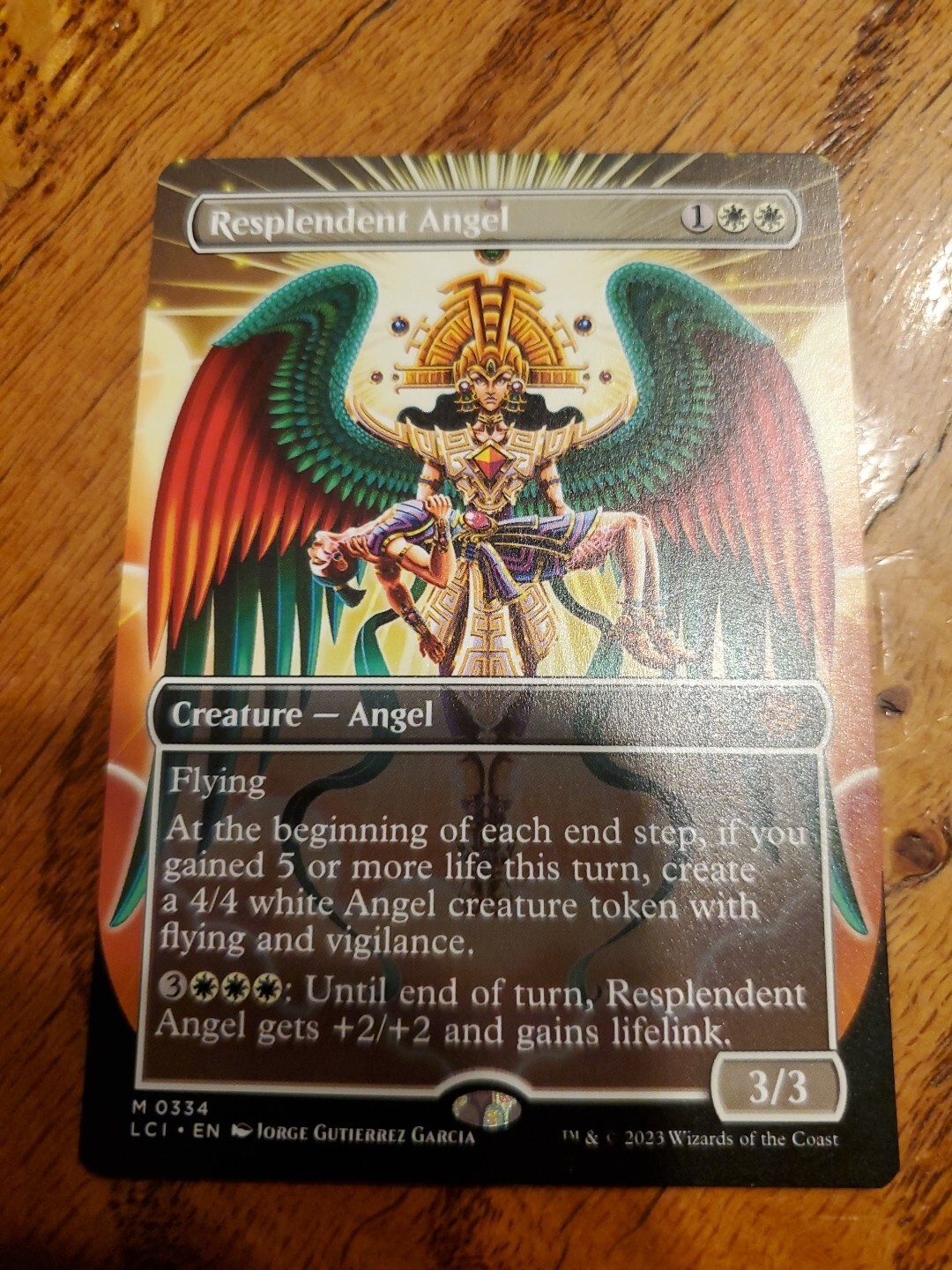 Resplendent Angel - NM - Borderless - MTG Lost Caverns of Ixalan | eBay