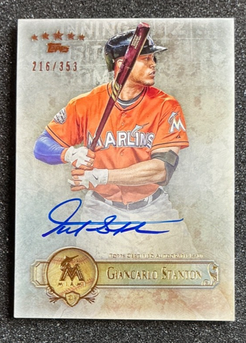 Giancarlo Stanton 2013 Topps Five Star Autograph # /353 | eBay