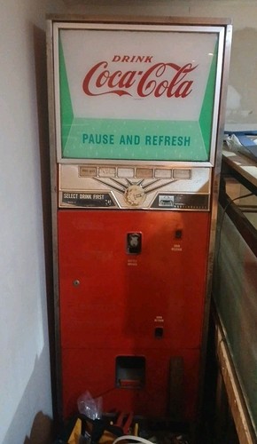 Rare vintage 1950s Westinghouse Select-O-Matic Coca Cola Machine WC-126 ...