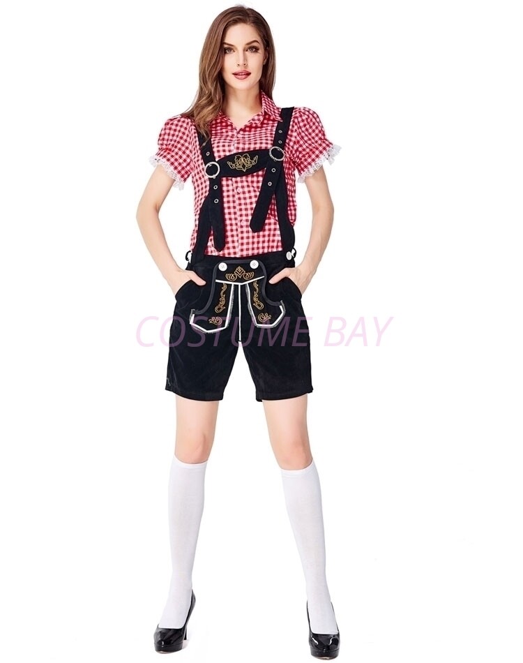 Oktoberfest Beer Girl Costume Octoberfest German Bavarian Wench Maid ...