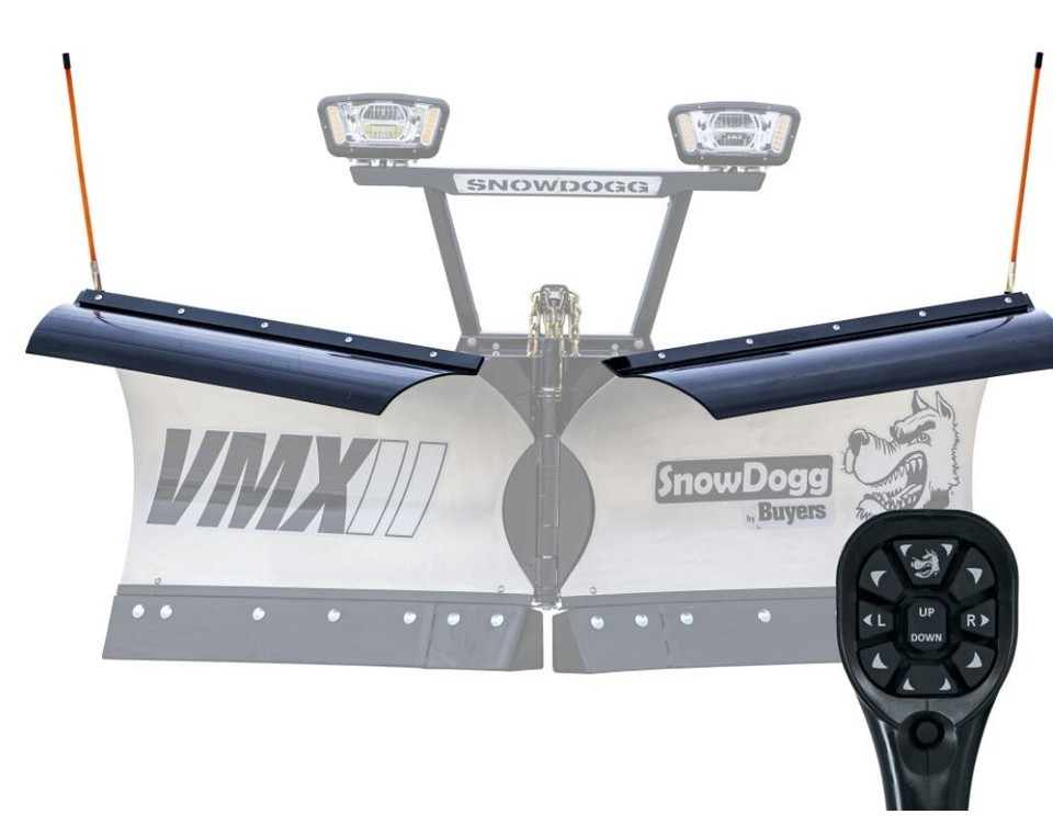 SnowDogg/Buyers Products VMX75II Plow Package with LED lights ! | eBay