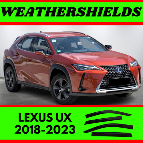 Weathershields For Lexus UX 200 300 250 (18-23) F Sport Luxury Window ...