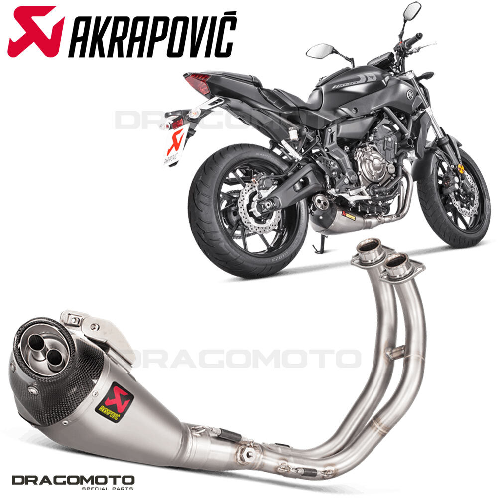 YAMAHA MT-07 XSR TRACER 700 2014-2020 Full exhaust AKRAPOVIC S-Y7R5 ...