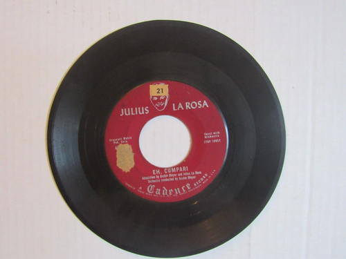 Julius La Rosa – Eh, Cumpari / Till They've All Gone Home - ZTSP19953 ...