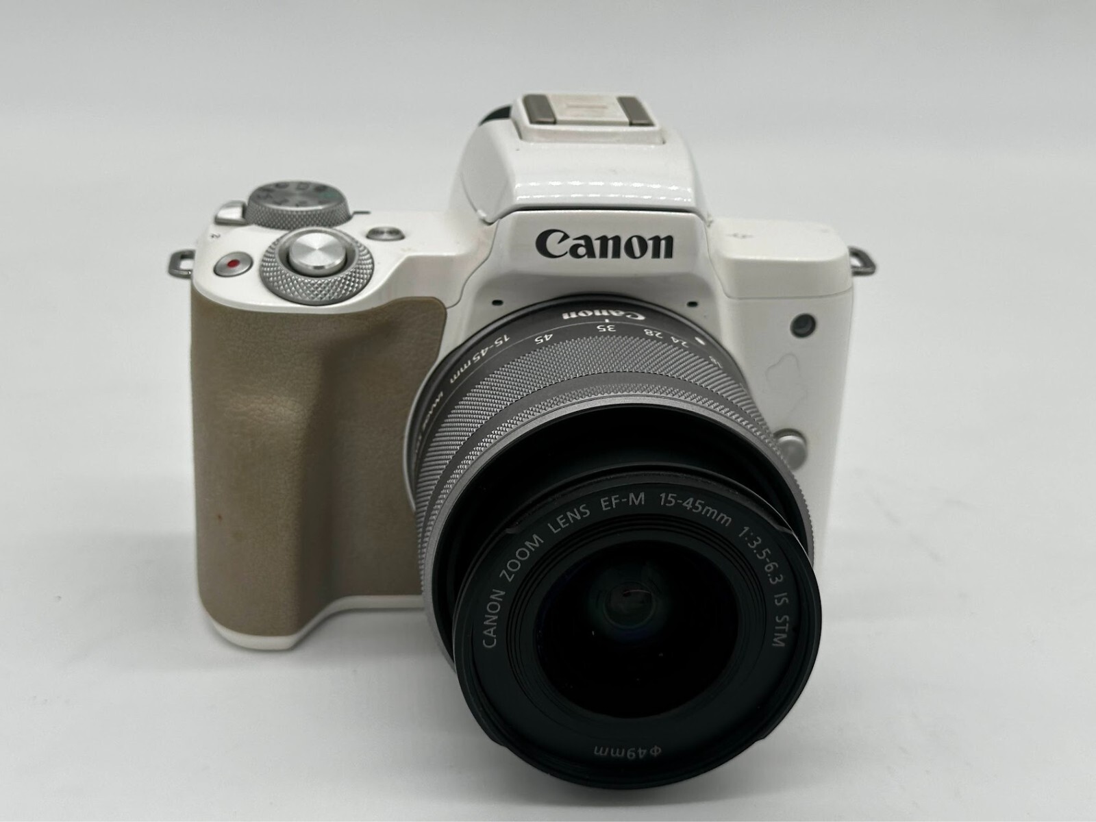 Canon EOS M50 24.1 MP Mirrorless Camera - White (Kit with EF-M 15-45mm ...