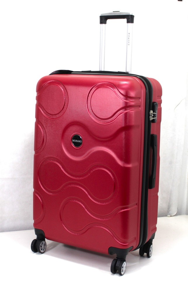 XL Large Suitcase 4 Wheel MEDIUM Lightweight ABS Hard Shell Luggage ...