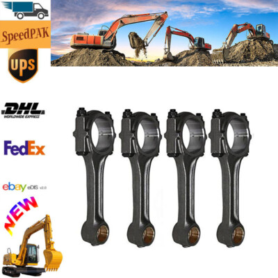 4X Connecting Rod Fits For Kubota D750 ZB500 D850 D950 V1200 Engine ...